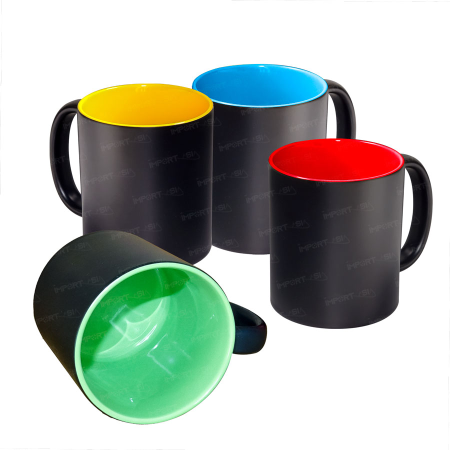 Mug mágico con color interno 11 Onzas - Mate - laser textil dc